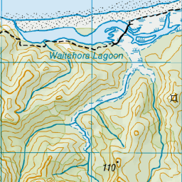 Te Horo Beach, Northland - NZ Topo Map