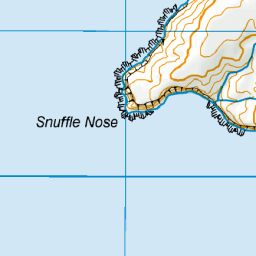 Snuffle Nose, Canterbury - NZ Topo Map
