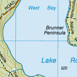 Lake Rotoiti, Tasman - NZ Topo Map