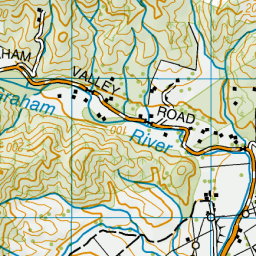 Graham River, Tasman - NZ Topo Map