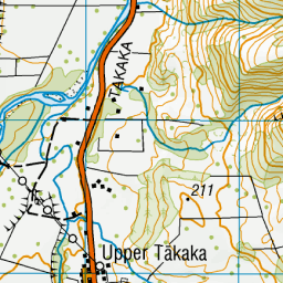 Upper Takaka, Tasman - NZ Topo Map