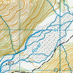 Rainbow River, Marlborough - NZ Topo Map