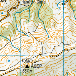 Totara, Canterbury - NZ Topo Map