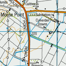 Culverden Downs, Canterbury - NZ Topo Map
