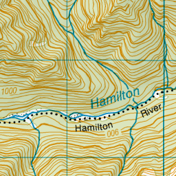 Hamilton River, Marlborough - NZ Topo Map