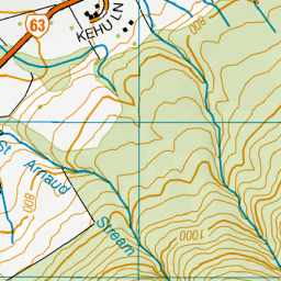 St Arnaud Stream, Tasman - NZ Topo Map