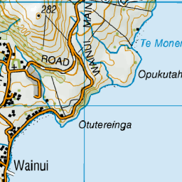Wainui Reserve, Canterbury - NZ Topo Map