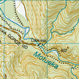 Motueka River, Tasman - NZ Topo Map