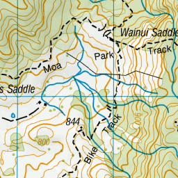 Wainui Saddle, Tasman - NZ Topo Map