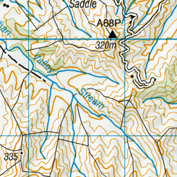 Eban Valley Stream, Tasman - NZ Topo Map