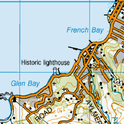 French Bay, Canterbury - NZ Topo Map