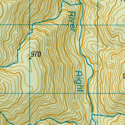 Motueka River Right Branch, Tasman - NZ Topo Map