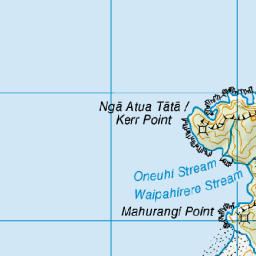 Mahurangi Point, Northland - NZ Topo Map
