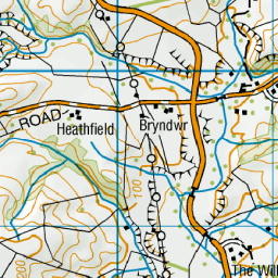 Bryndwr, Canterbury - NZ Topo Map