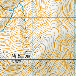 Mount Balfour, Marlborough - NZ Topo Map