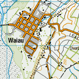 Waiau, Canterbury - NZ Topo Map
