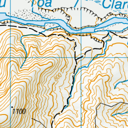 Clarence River, Marlborough - NZ Topo Map