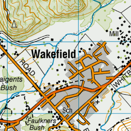 Wakefield Tasman NZ Topo Map Wakefield Tasman NZ Topo Map
