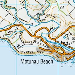 Motunau Beach, Canterbury - NZ Topo Map