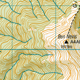 Ben Nevis, Tasman - NZ Topo Map
