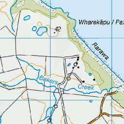 Rarawa Beach, Northland - NZ Topo Map