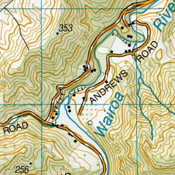 Wairoa River, Tasman - NZ Topo Map