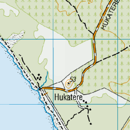 Hukatere, Northland - NZ Topo Map