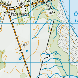 Papa Wairua, Northland - NZ Topo Map