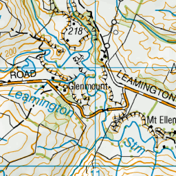 Mount Ellen, Canterbury - NZ Topo Map
