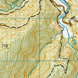 Anslow Creek, Tasman - NZ Topo Map