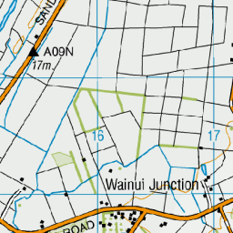 Wainui Junction, Northland - NZ Topo Map