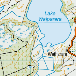 Waiharara, Northland - NZ Topo Map