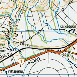 Kalkadoon, Canterbury - NZ Topo Map