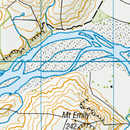 Mount Emily, Canterbury - NZ Topo Map