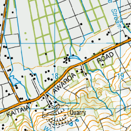 Waipapa Stream, Northland - NZ Topo Map