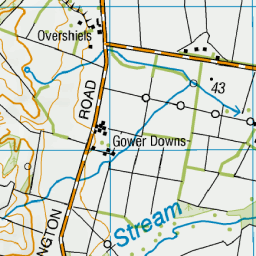 Riverlea, Canterbury - NZ Topo Map