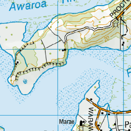 Pawarenga, Northland - NZ Topo Map