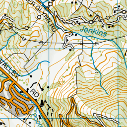 Poorman Valley Stream, Nelson - NZ Topo Map