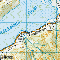 Rotokakahi River, Northland - NZ Topo Map