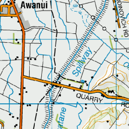 Awanui, Northland - NZ Topo Map