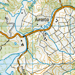 Awaroa, Northland - NZ Topo Map