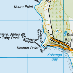 Rangiputa, Northland - NZ Topo Map