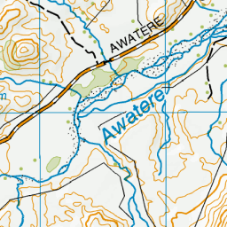 Awatere River, Marlborough - NZ Topo Map