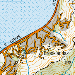 Brooklands, Nelson - NZ Topo Map