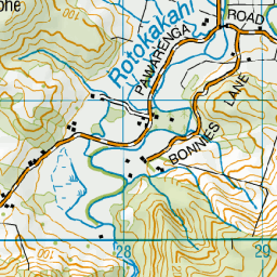 Rotokakahi River, Northland - NZ Topo Map