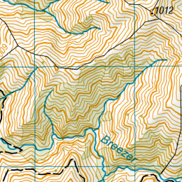 Breezer Stream, Marlborough - NZ Topo Map