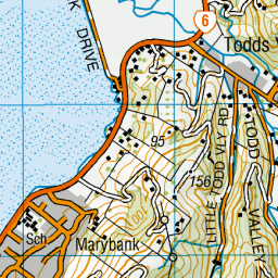 Marybank, Nelson - NZ Topo Map