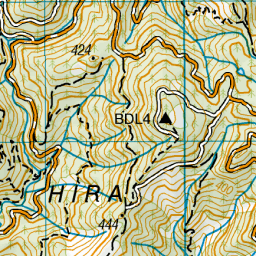 HIRA FOREST, Nelson - NZ Topo Map