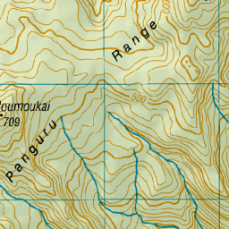 Panguru Range, Northland - NZ Topo Map