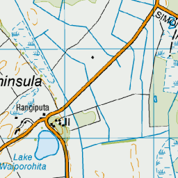 Rangiputa, Northland - NZ Topo Map